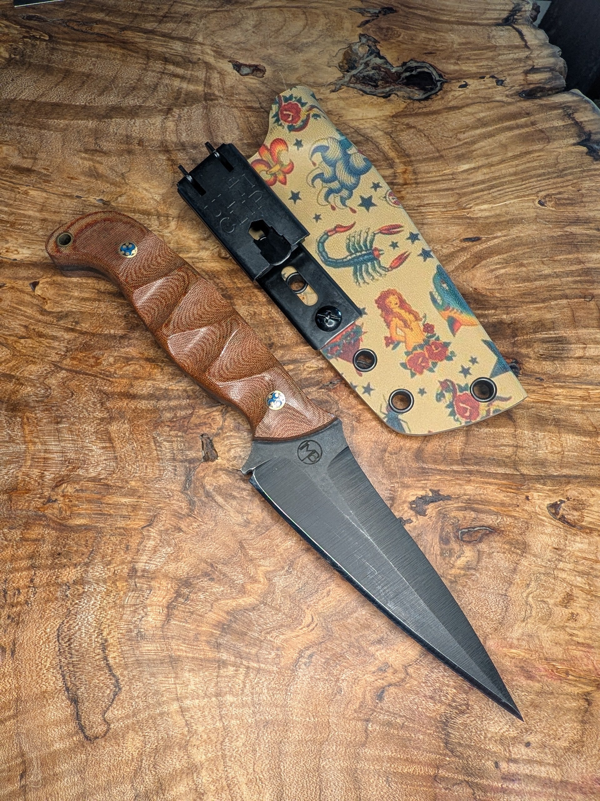 Custom Vintage Micarta Punk – Embyblades