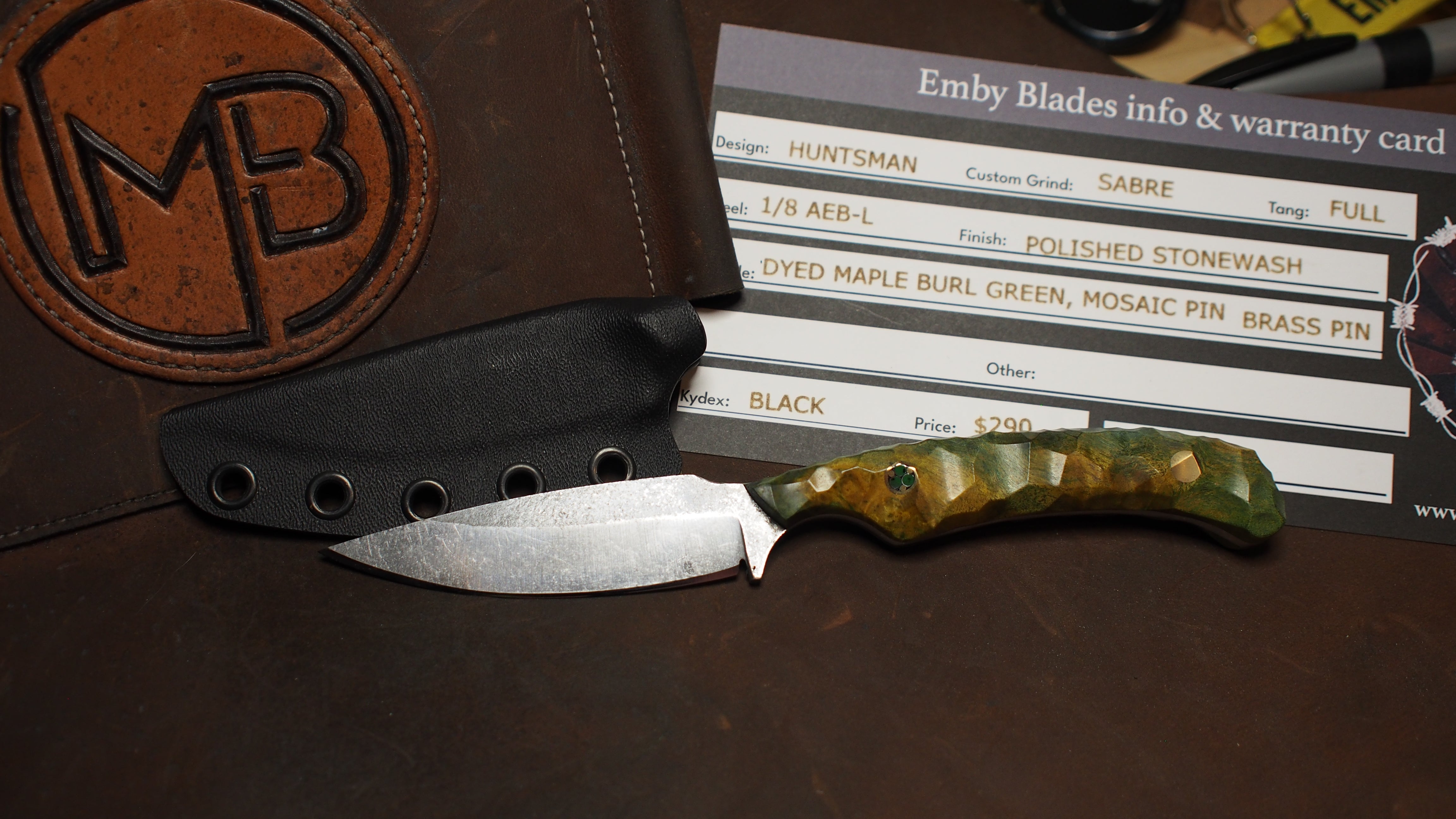 Dyed maple Huntsman – Embyblades