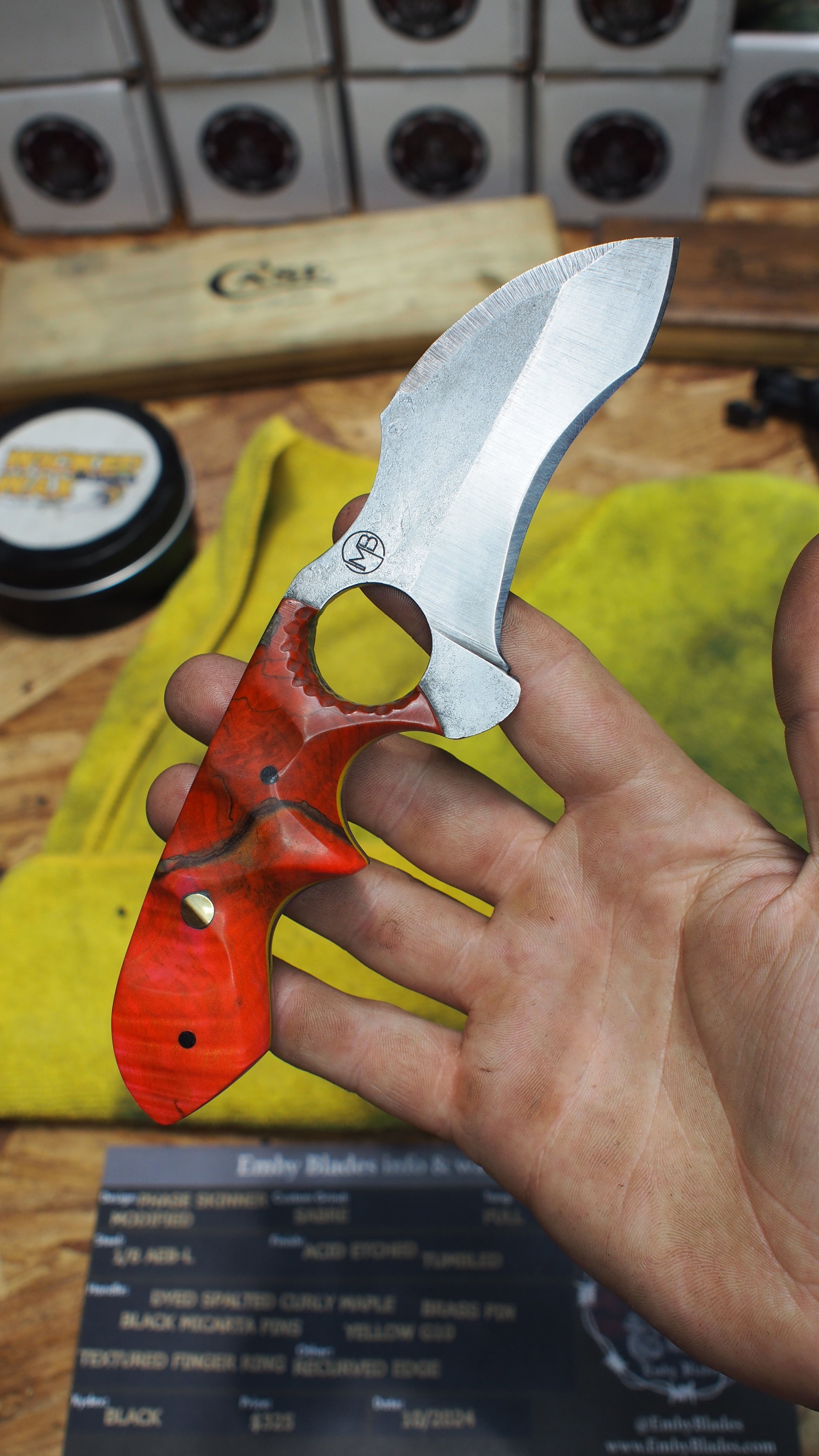 Dyed maple, Phase skinner Modified – Embyblades