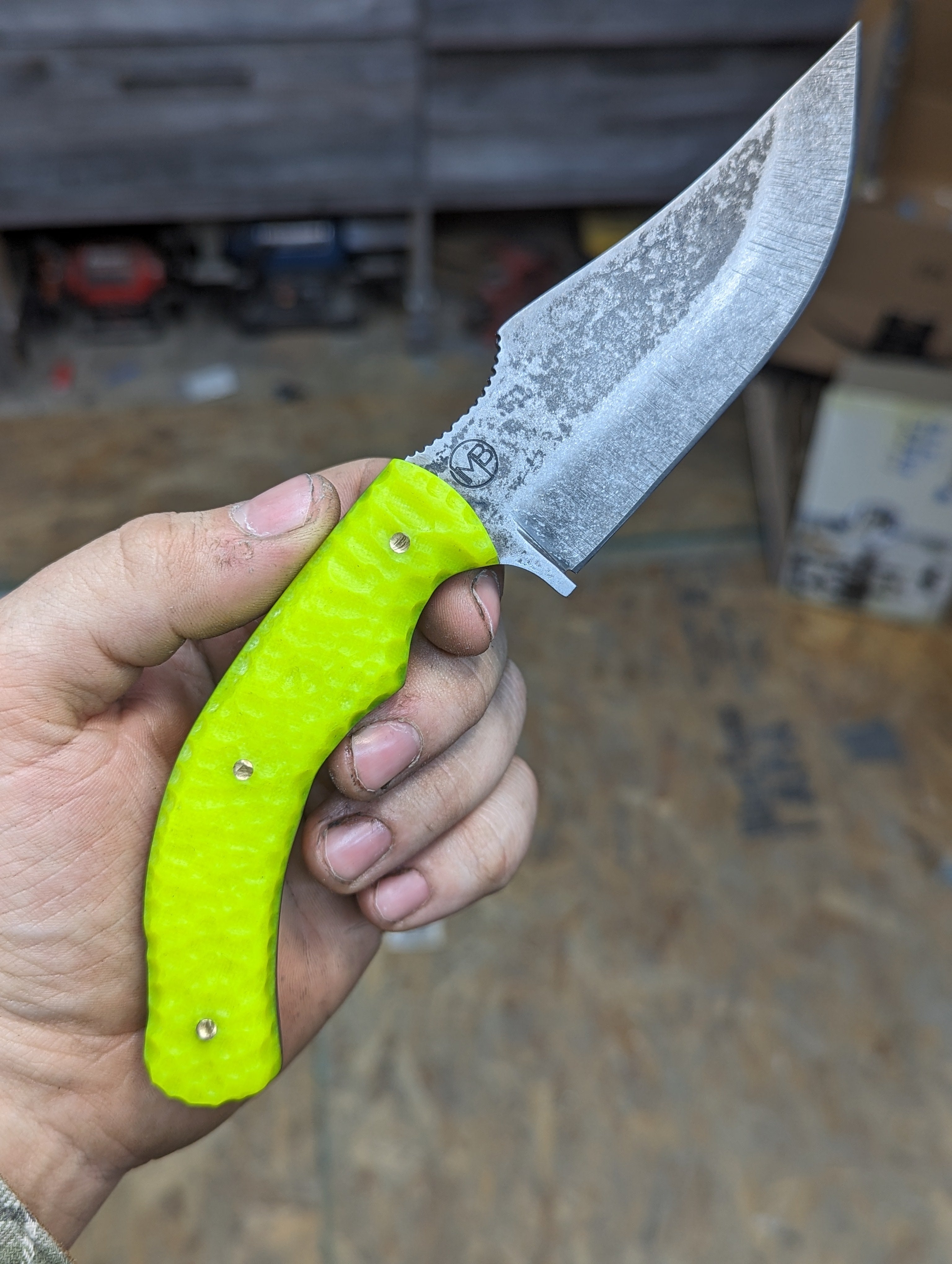 Stainless DayGlo Courser – Embyblades