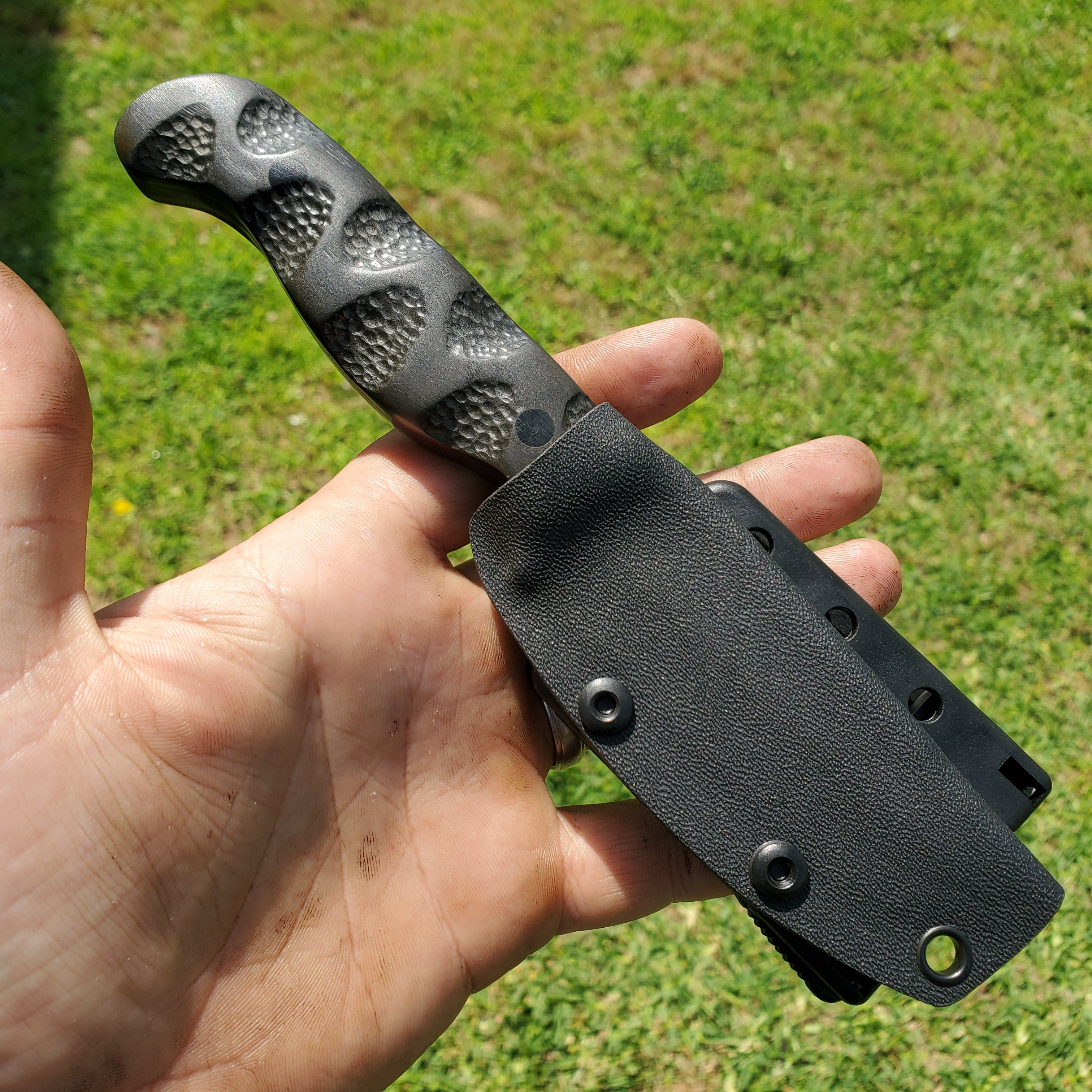 Grey Richlite EDC TUFF – Embyblades