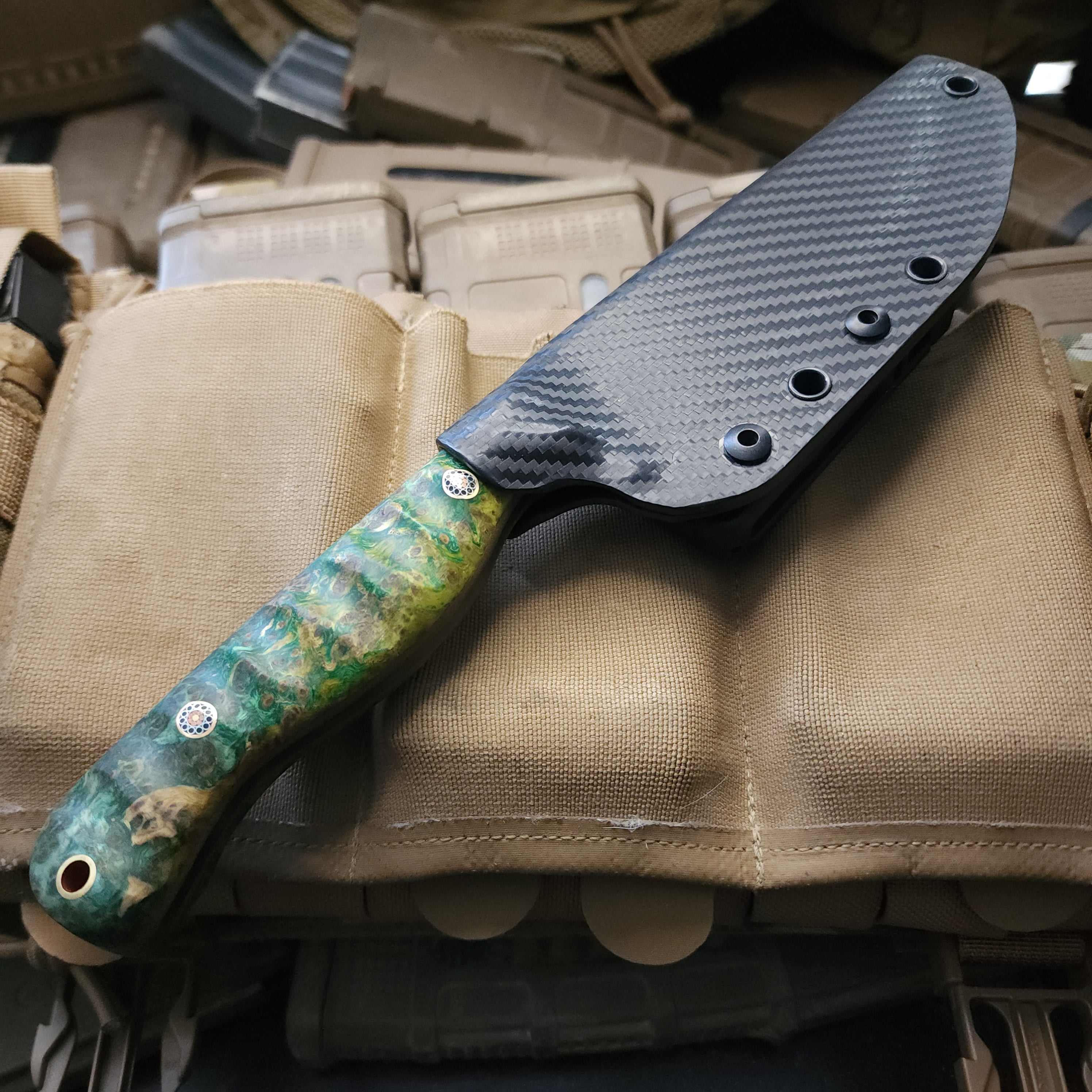 Green Maple Burl EDC2 – Embyblades