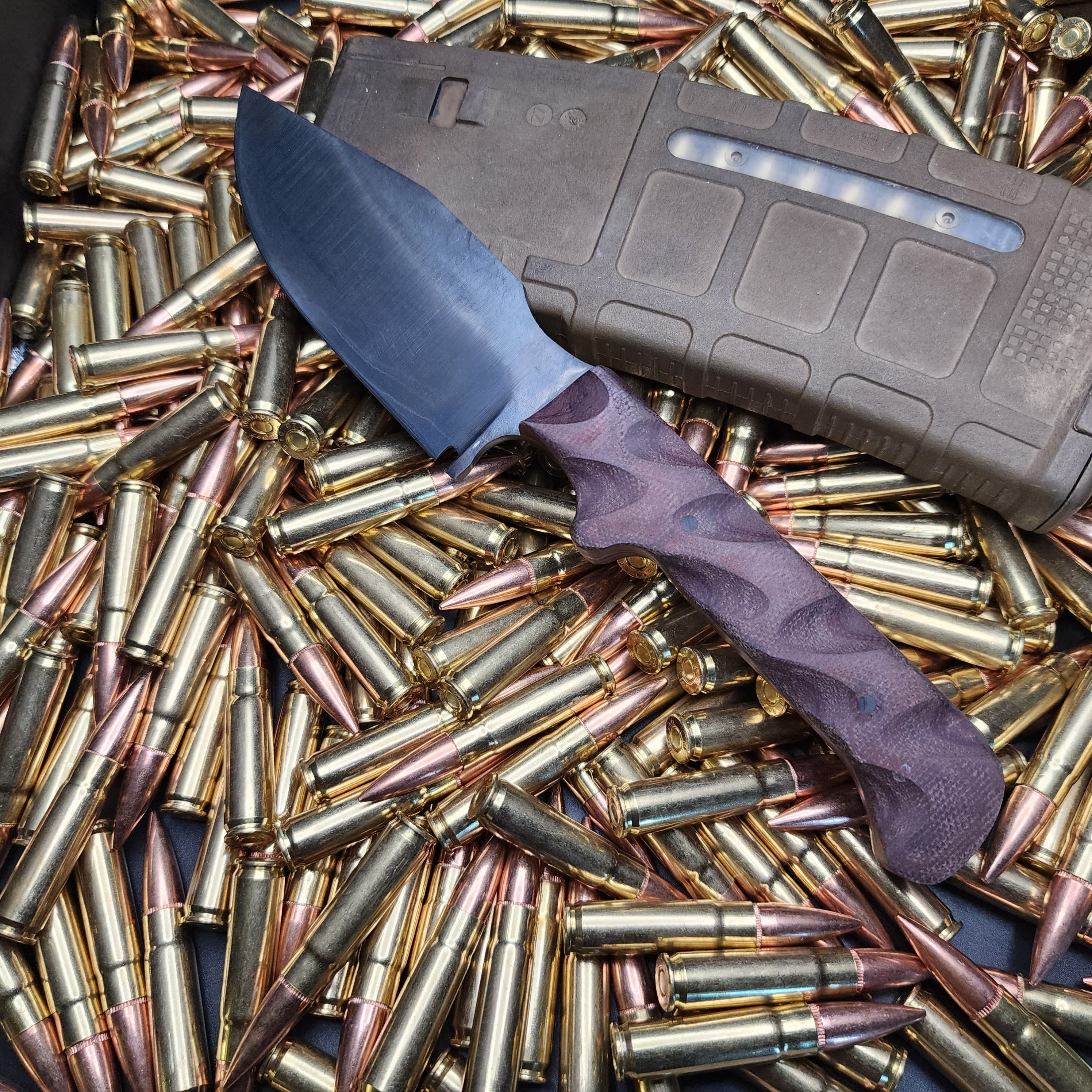 OG red micarta field knife – Embyblades